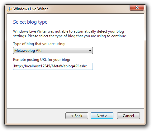 The Weekly Source Code 55 - NotABlog: A Local XML-RPC MetaWebLog Endpoint That Lies To Windows ...